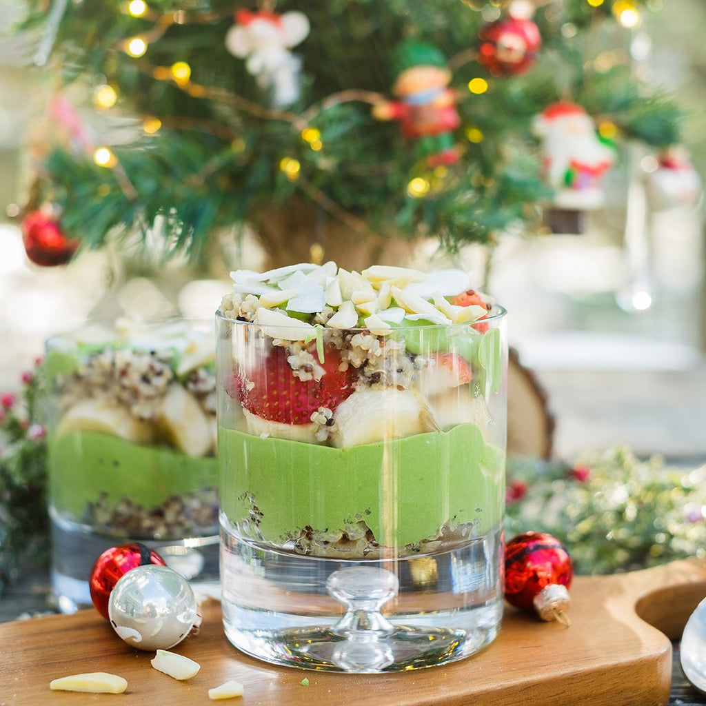 Matcha Quinoa Trifle – Choc & Juice